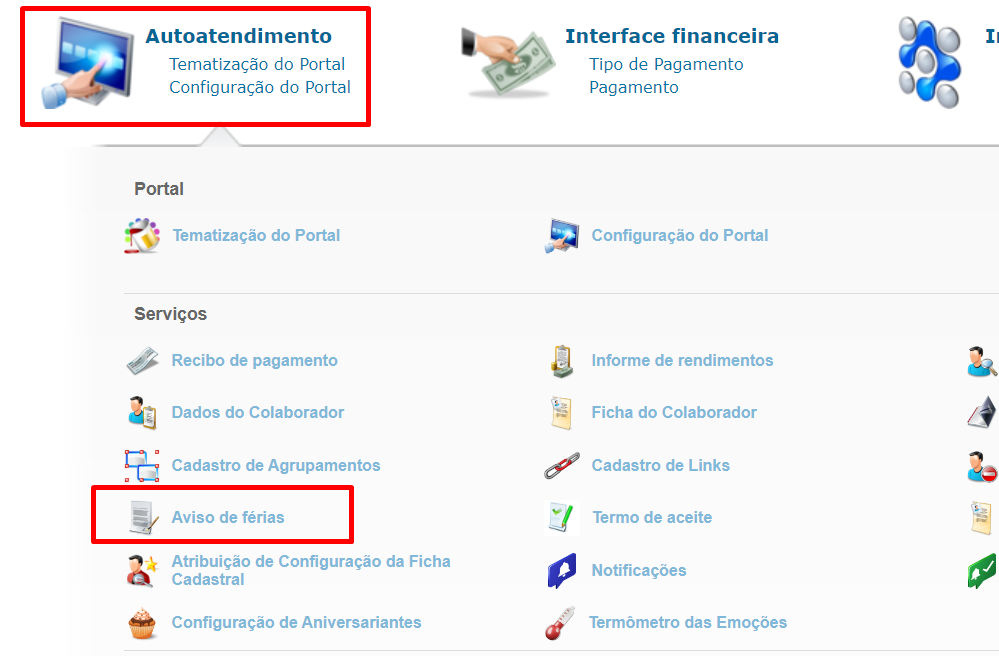 Como alterar assinatura do represente da empresa no Aviso de Férias – Central do Cliente
