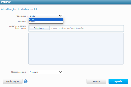 Férias – Central do Cliente