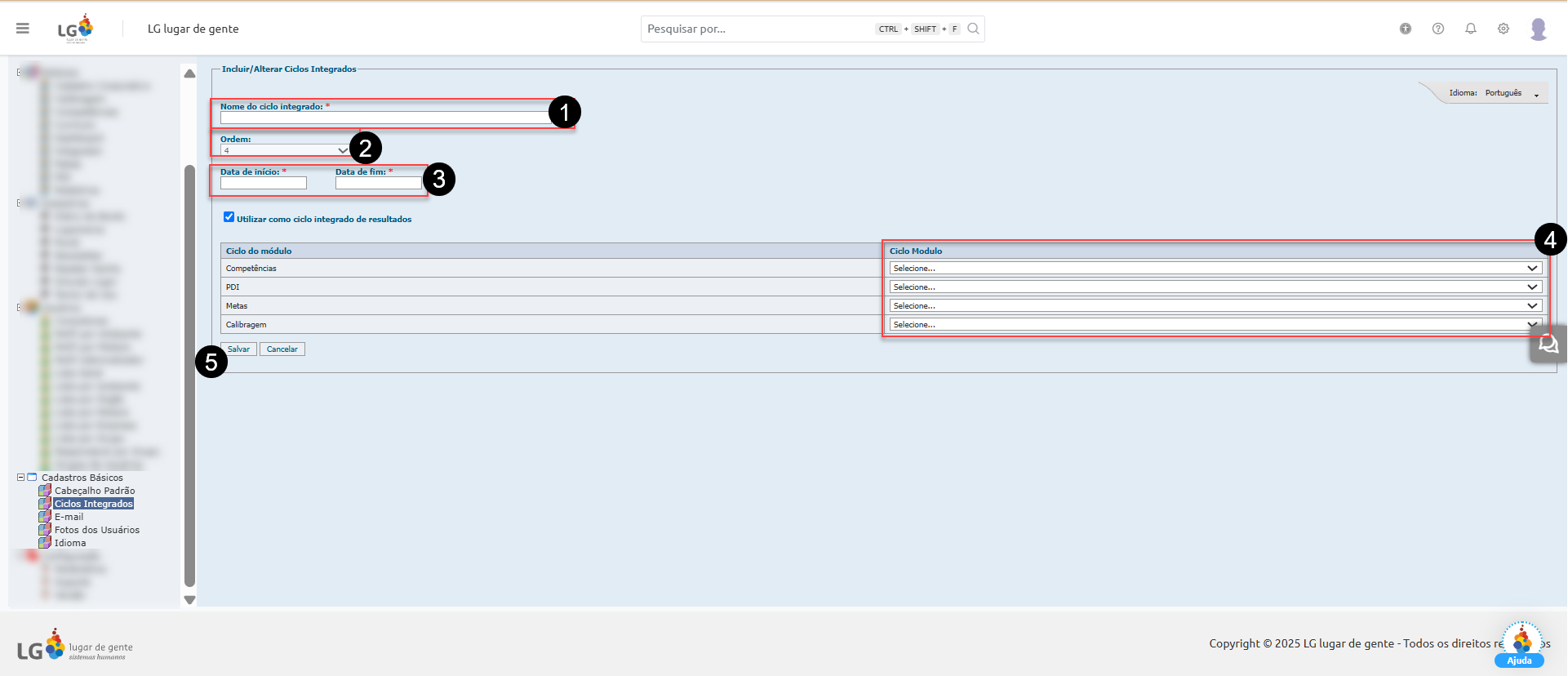Como vincular e configurar ciclos integrados na Nova Home – Central do Cliente